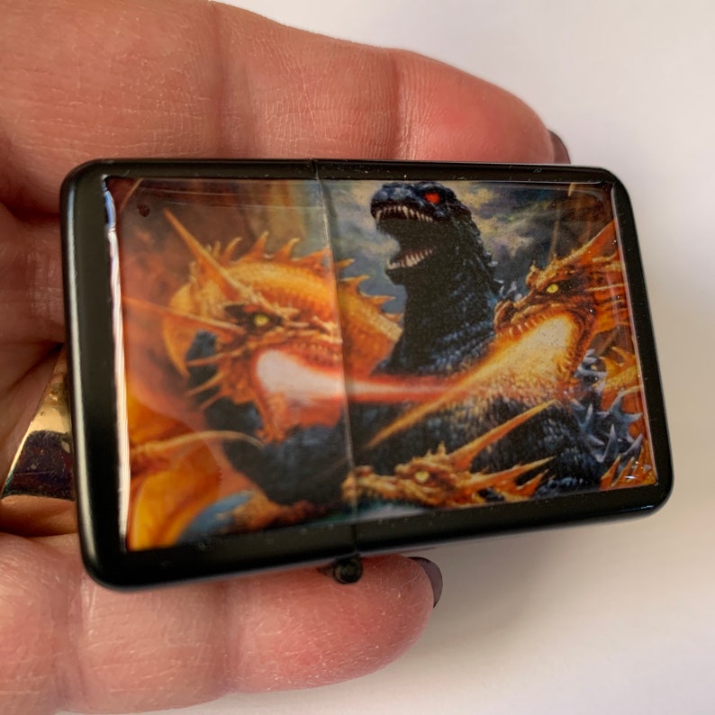 Godzilla Refillable Lighter - Etsy