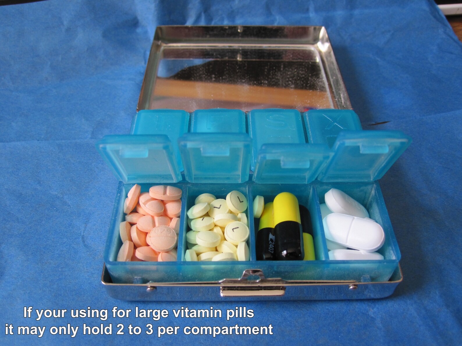 Birth Control Babe 8 Day Pill Box with Mirror | Etsy