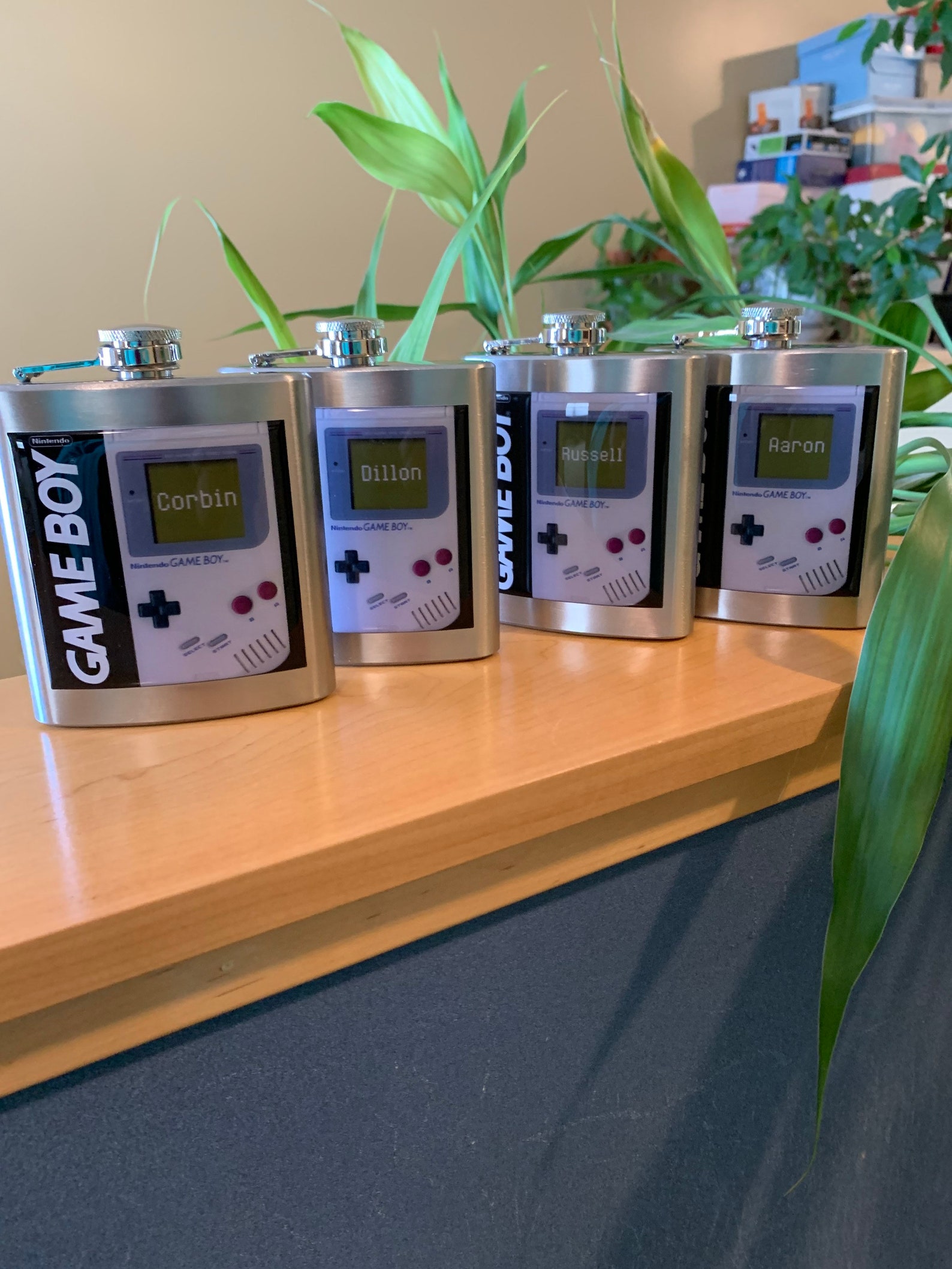 Vintage Game Boy Inspired Liqour Hip Flask - Etsy