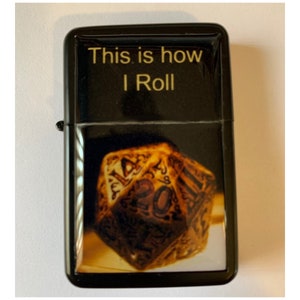 Dungeons and Dragons D20 Dice Lighter This is How I Roll - Etsy
