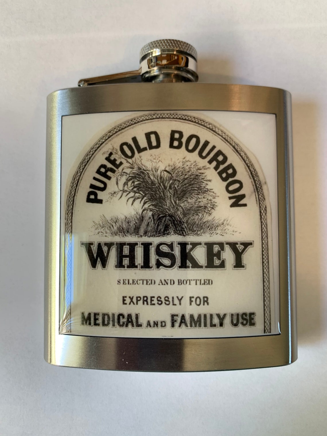Vintage Whiskey Moonshine Label Liquor Hip Flask | Etsy