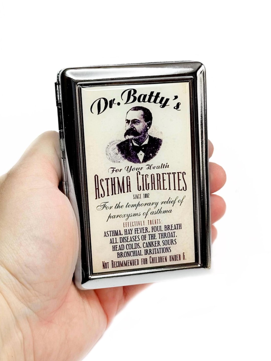 Vintage Poster Asthma Cigarettes Cigarette or Card Case or Wallet - Etsy