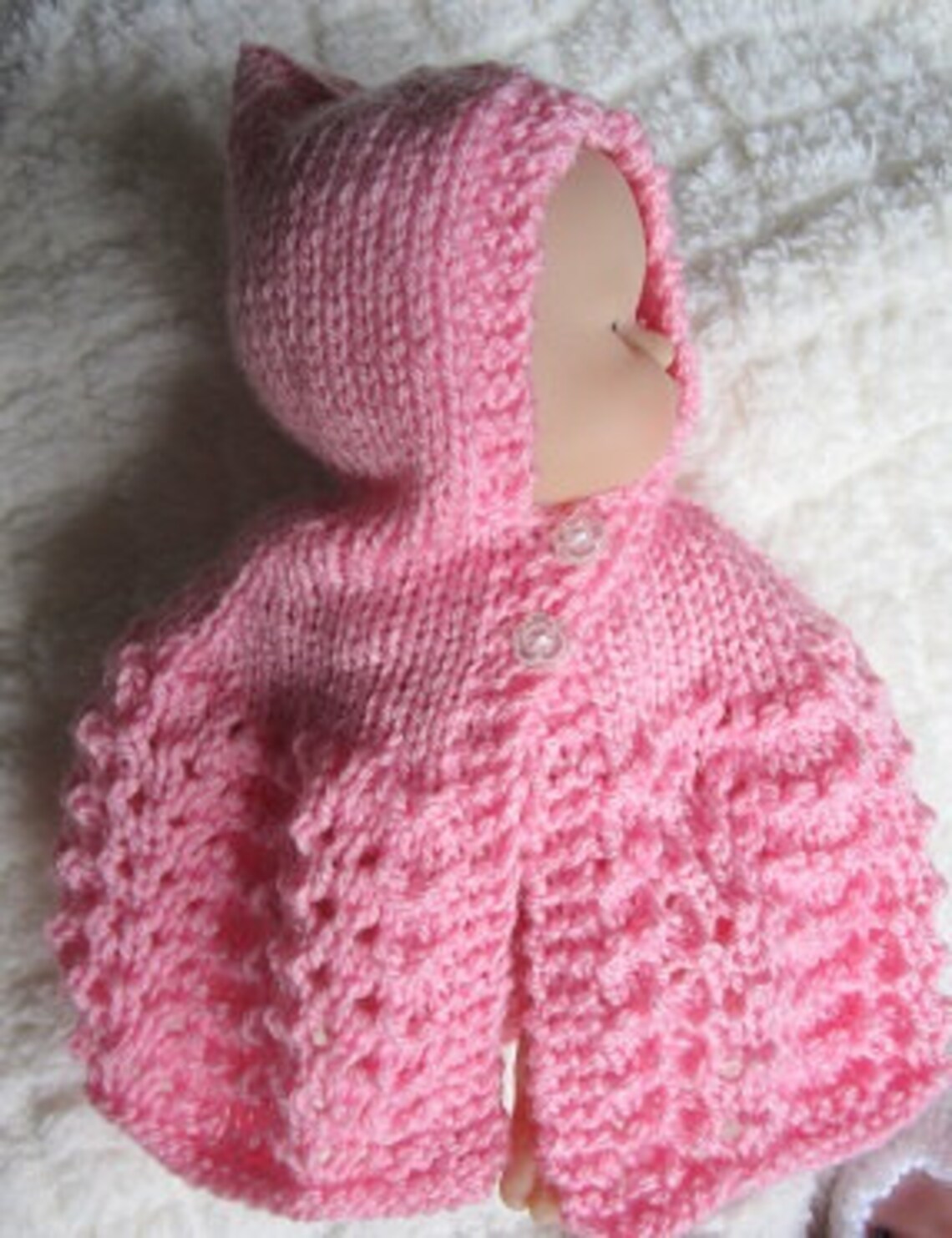Doll Clothing Knit Pattern Berenguer Baby Doll Carrying Cape - Etsy