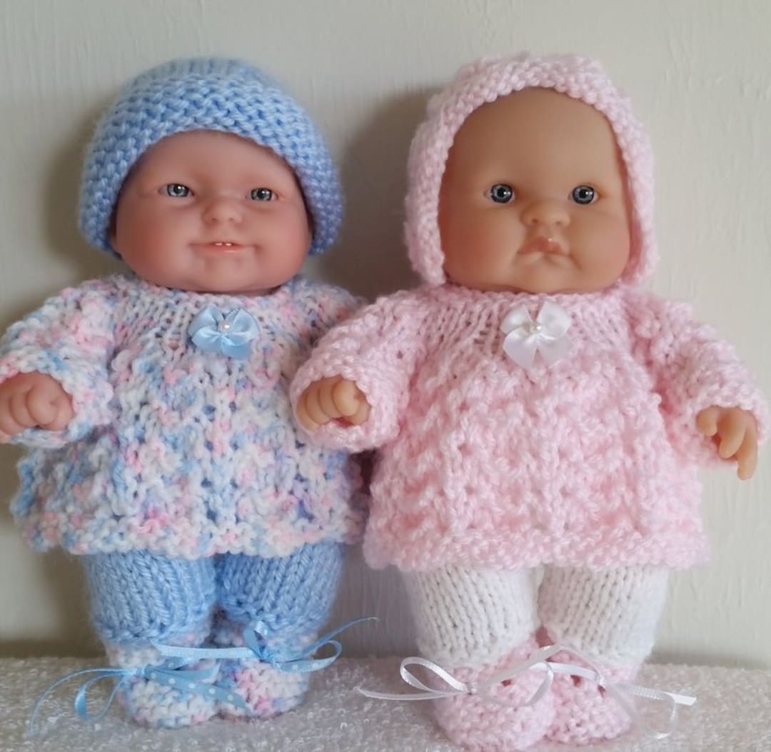 Berenguer Baby Doll Knit Pattern Angel Top Pram Set for 8 Inch Lots to Love Baby Doll Instant Download Etsy Canada