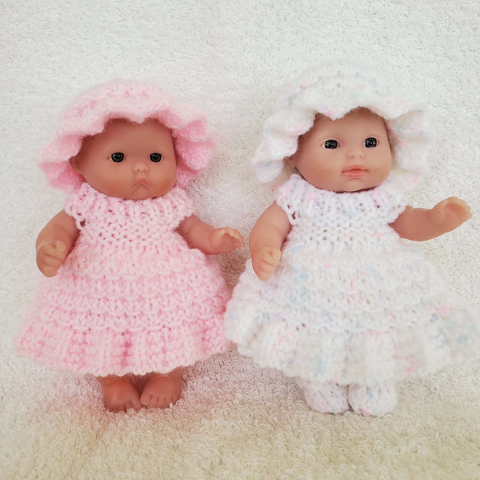 Pdf Pattern Doll Clothes Ruffle Dress Set for Berenguer Lots | Etsy