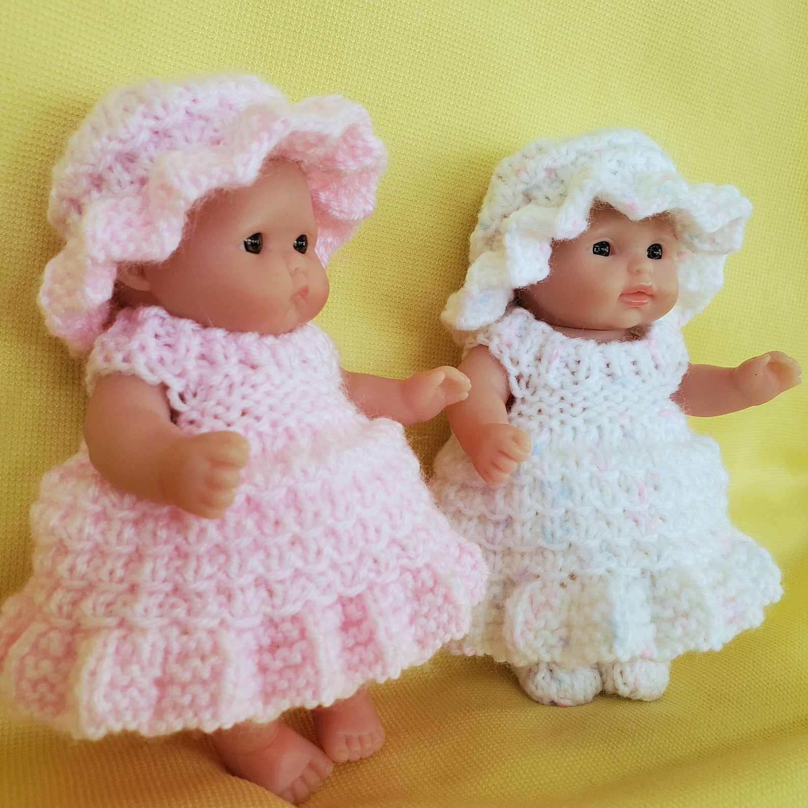 Pdf Pattern Doll Clothes Ruffle Dress Set for Berenguer Lots | Etsy