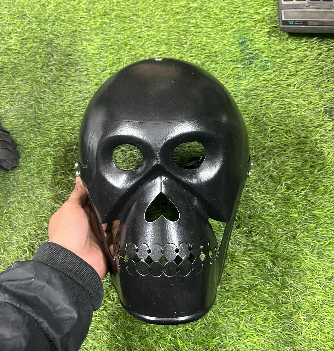 Medieval Skull Armor Face Mask Wearable Maximus Gladiator Devil Mask ...