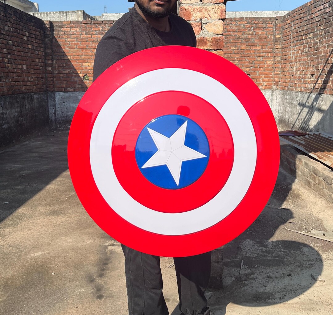 Captain America Shield Prop Handmade Metal Replica First Avenger Shield ...