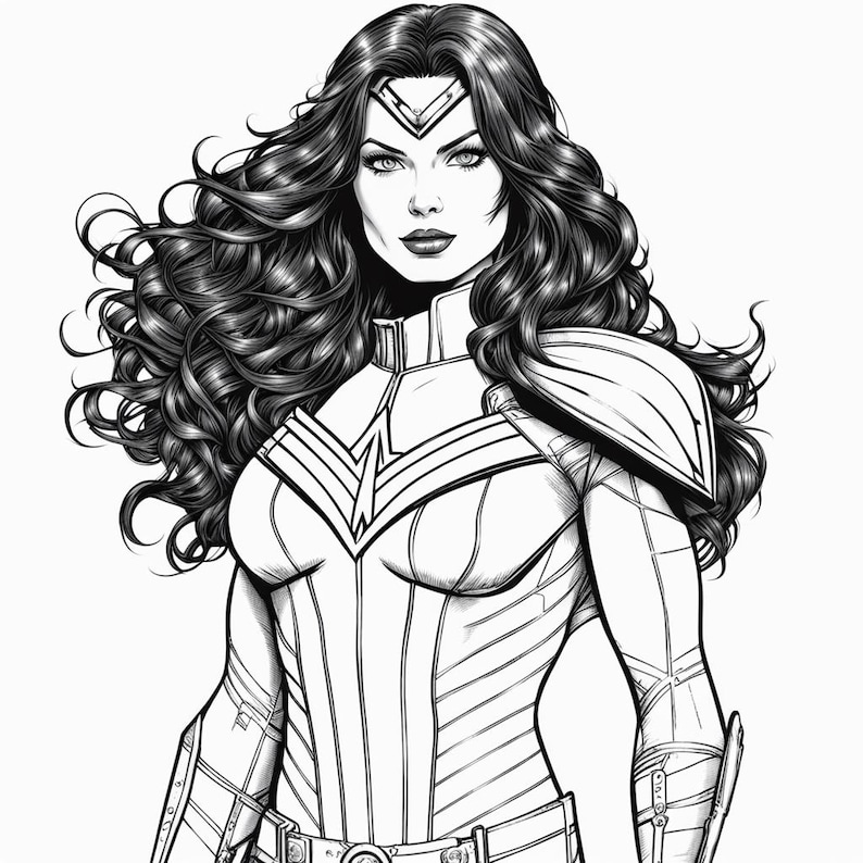 Superhero Coloring Pages, Legendary Heroes, Printable Coloring Pages ...