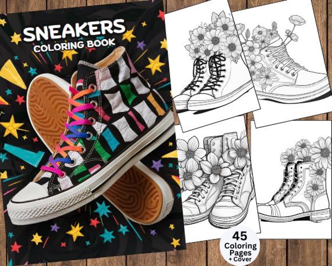 Fantasy Shoes Coloring Page, Shoes Coloring Page, Boots Coloring ...