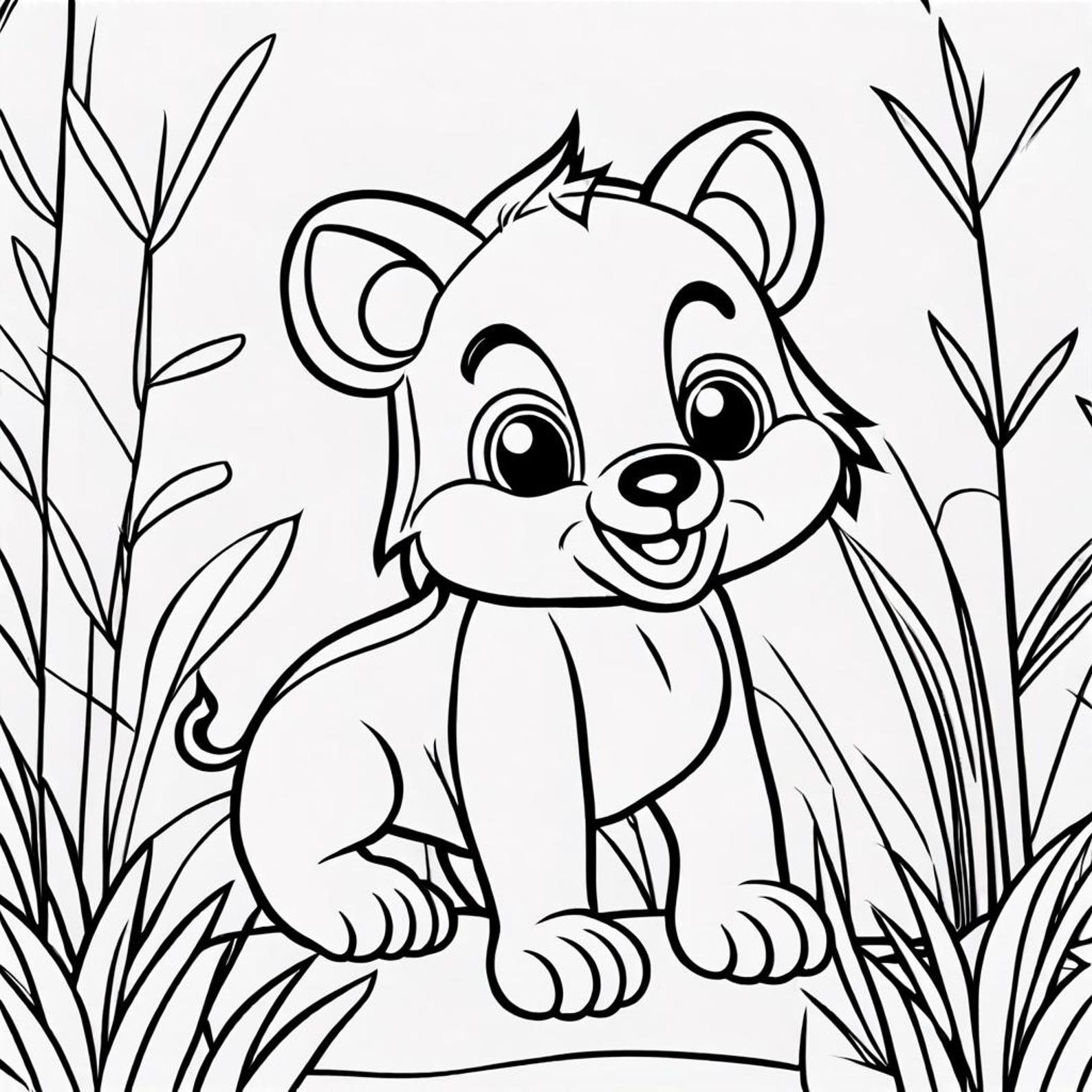 Safari Animals Coloring, Safari Animals Coloring Page, African Animal ...