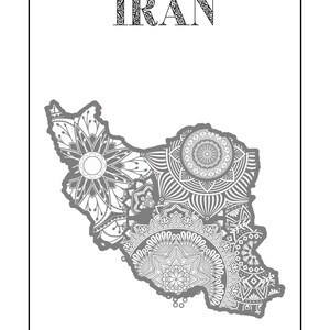 Mandala Map Coloring, Mandala Coloring, Animal Mandala Coloring, Animal ...