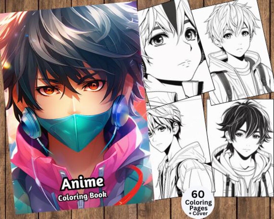 Anime Coloring Pages, Anime Coloring Book, Anime Coloring Sheets, Manga ...