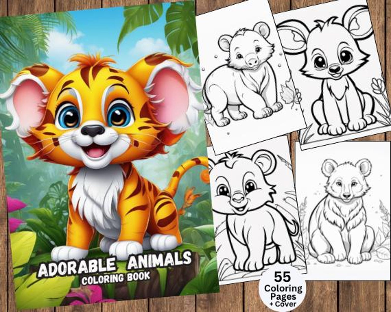 Safari Animals Coloring, Safari Animals Coloring Page, African Animal ...