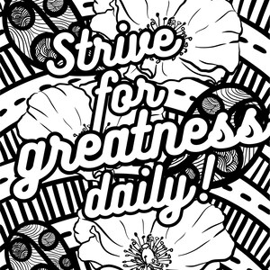 Adult Motivational Quotes Coloring Pages, Affirmation Coloring Book ...