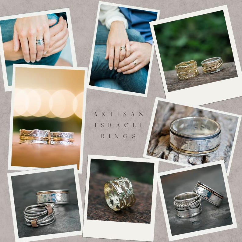 The Pasha Spinner Band - Made in Israel, Handcrafted With Oxidized ...