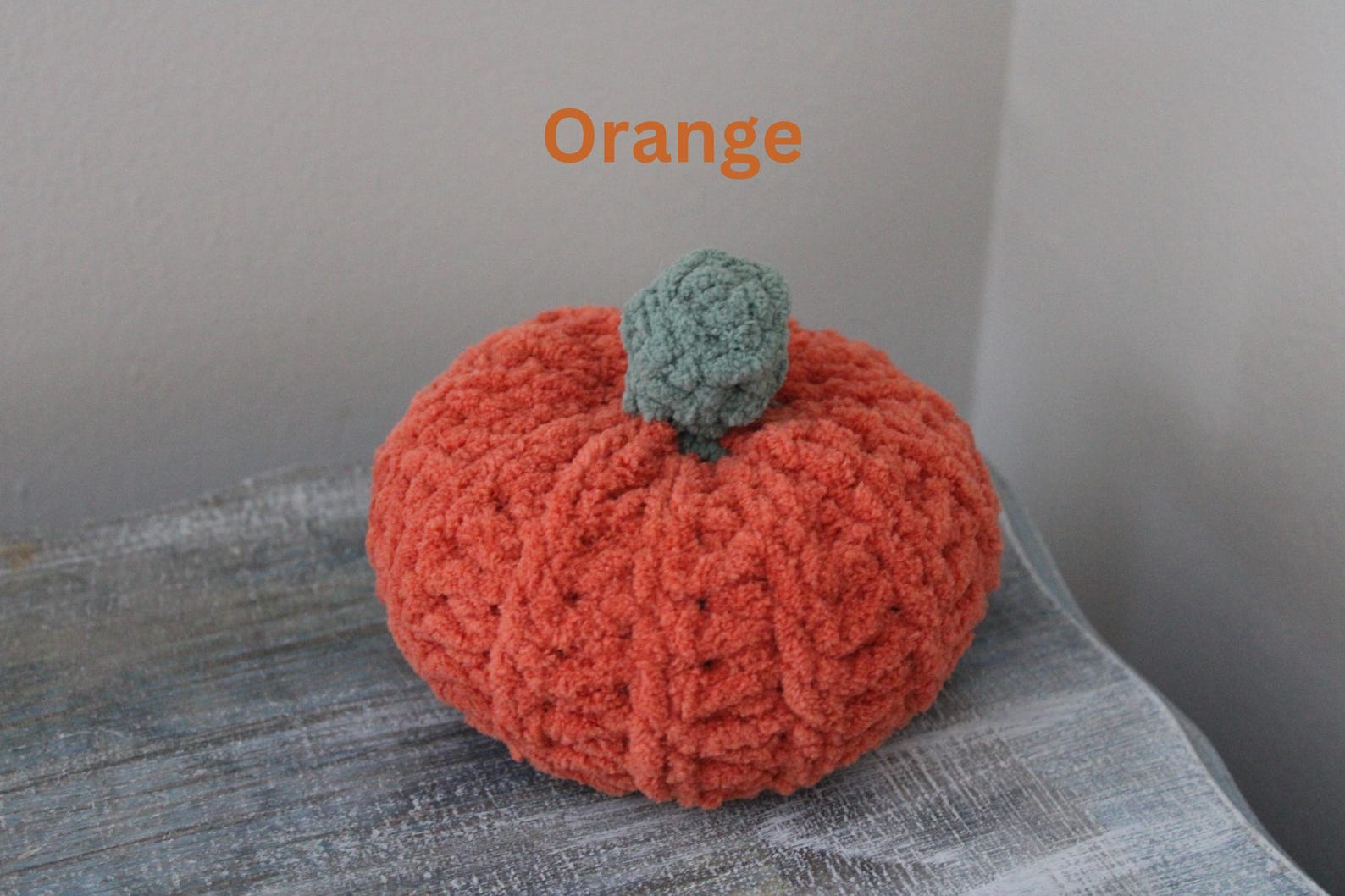 Handmade Crochet Velvet and Bulky Pumpkins, Fall Season, Home Decor ...