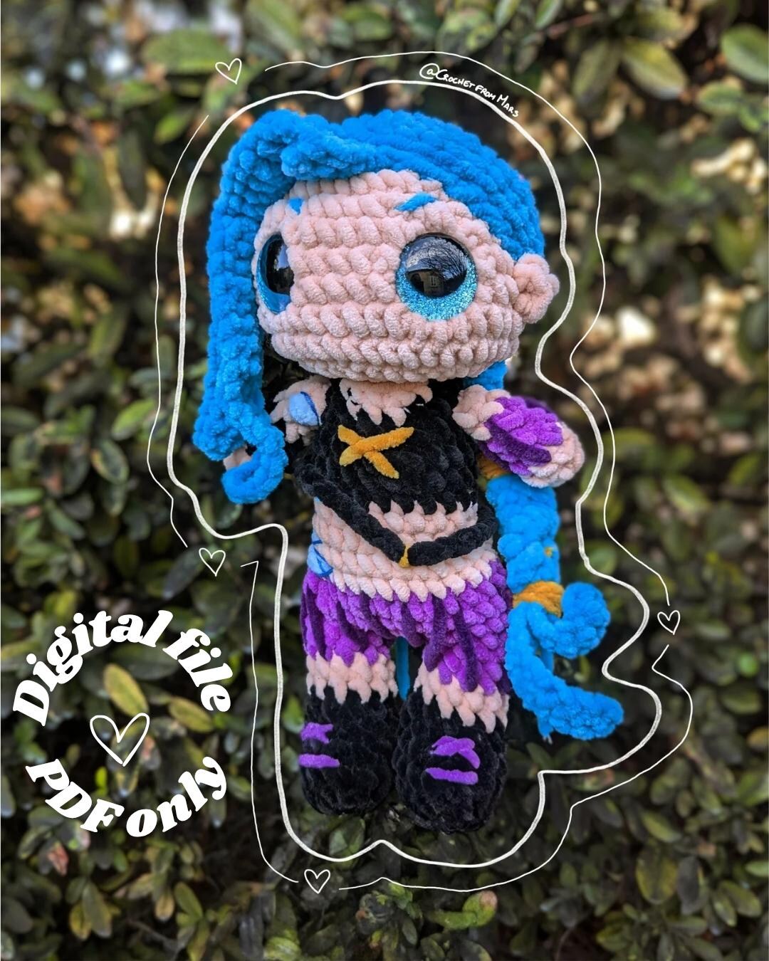 Curse Doll-like CROCHET PATTERN - Etsy