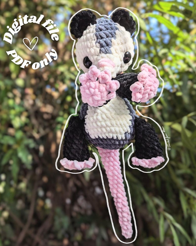Trash Squad Low Sew Plushie CROCHET PATTERNS BUNDLE - Etsy