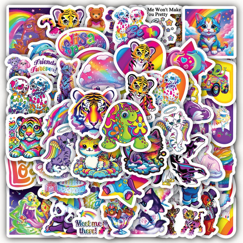 Lisa Frank Stickers - Etsy