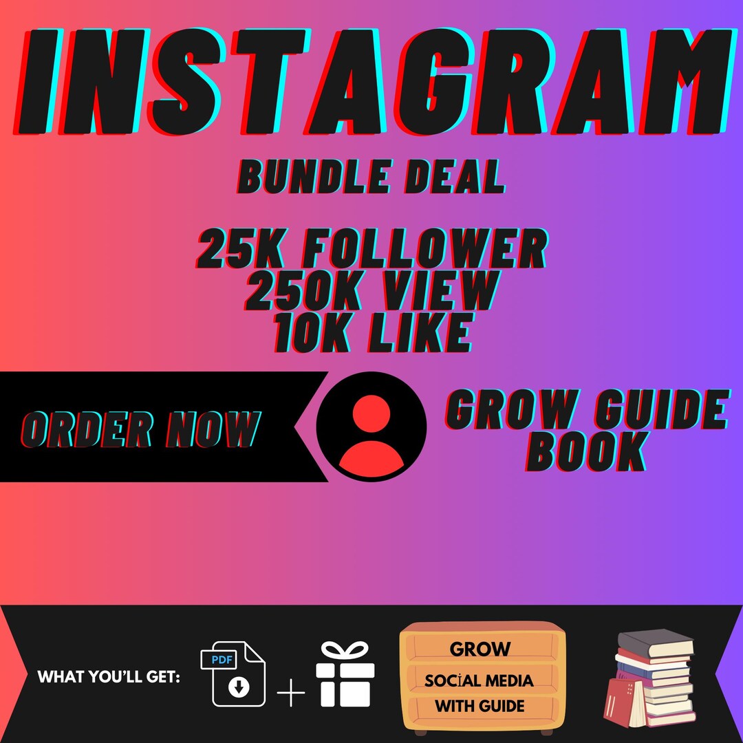 25K Bundle Grow Instagram Guide Boost Your Engagement - Etsy
