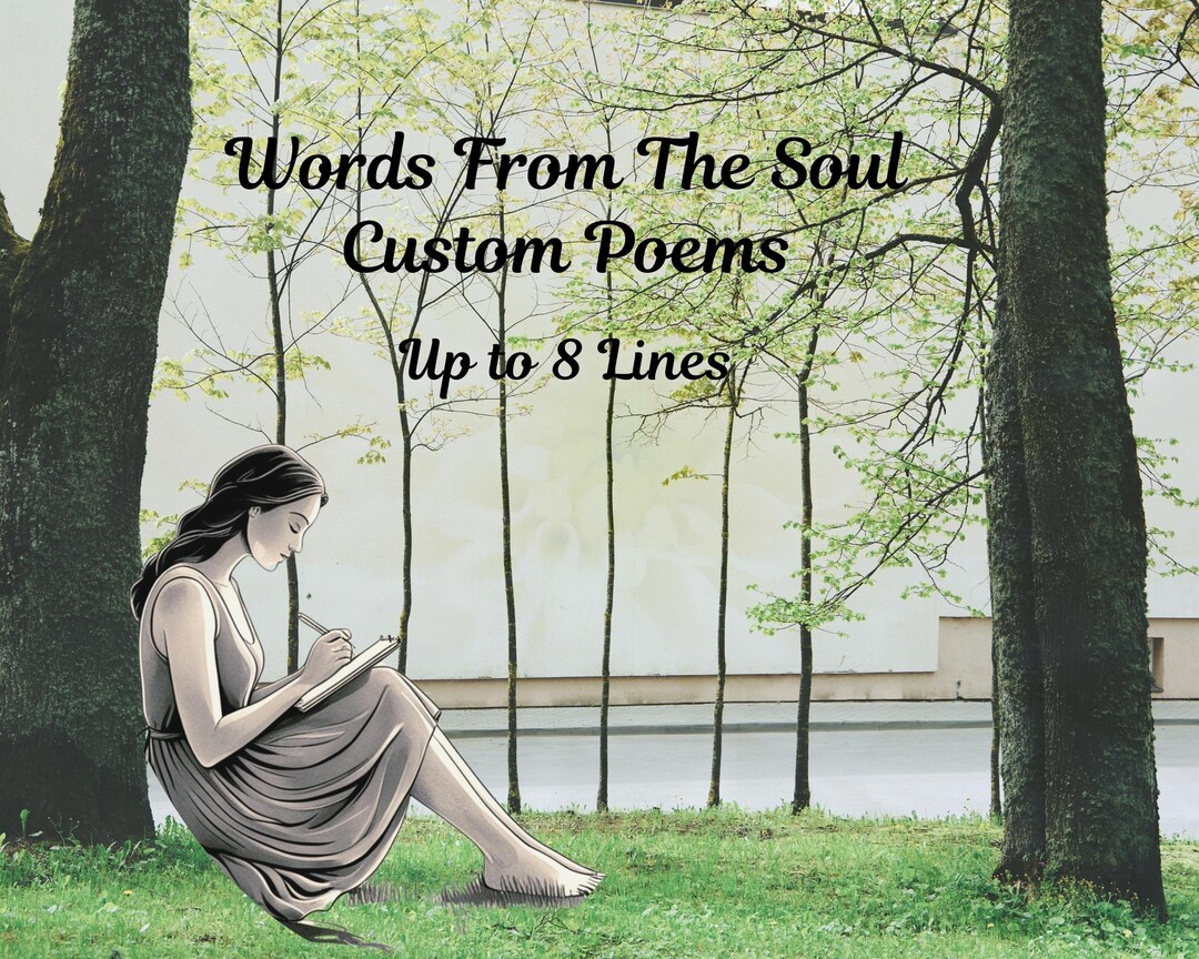 Custom Poem | Personalized Poem | Poetry Gift | Original Poetry | Write ...