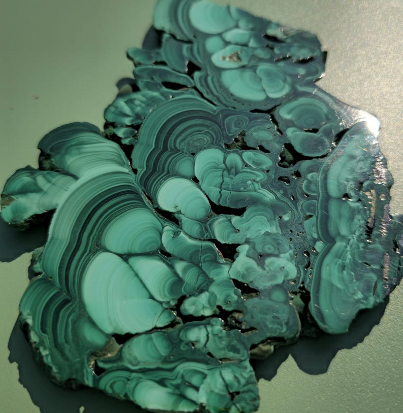 Malachite Slab – Transformation & Protection Stone for Energy Clearing ...