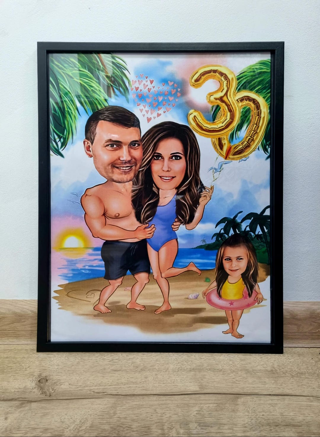 Digital Caricature-occasion-30th Anniversary. Exaggerated Drawing ...