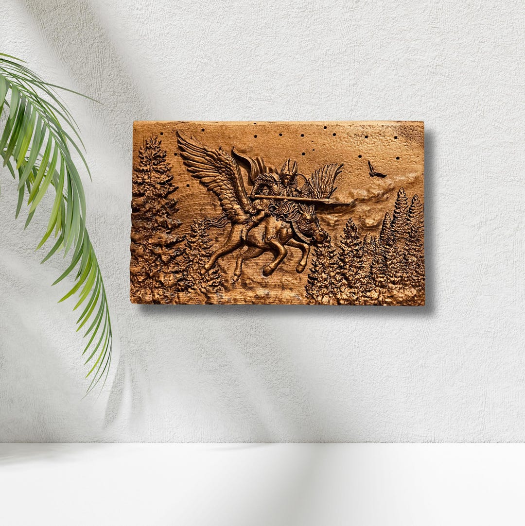 Personalized Valkyrie Wood Carving, Norse Mythology Art - Etsy