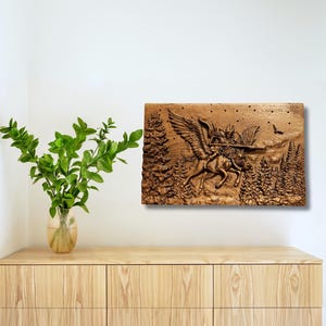 Personalized Valkyrie Wood Carving, Norse Mythology Art - Etsy