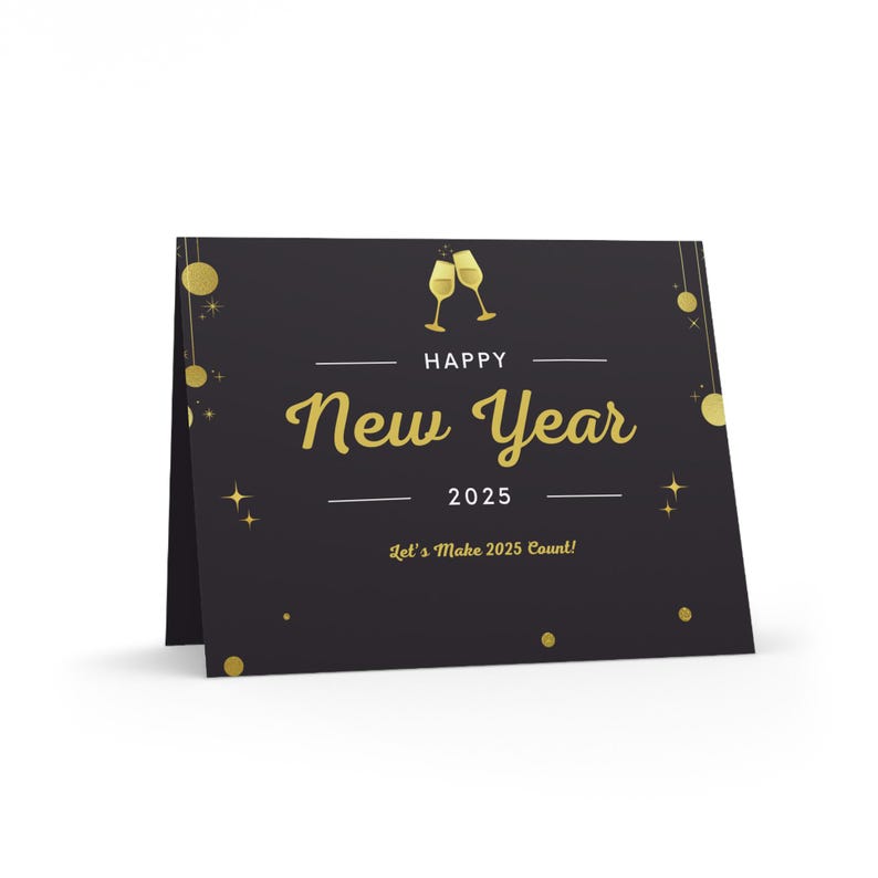 2025 New Year Cards - Etsy