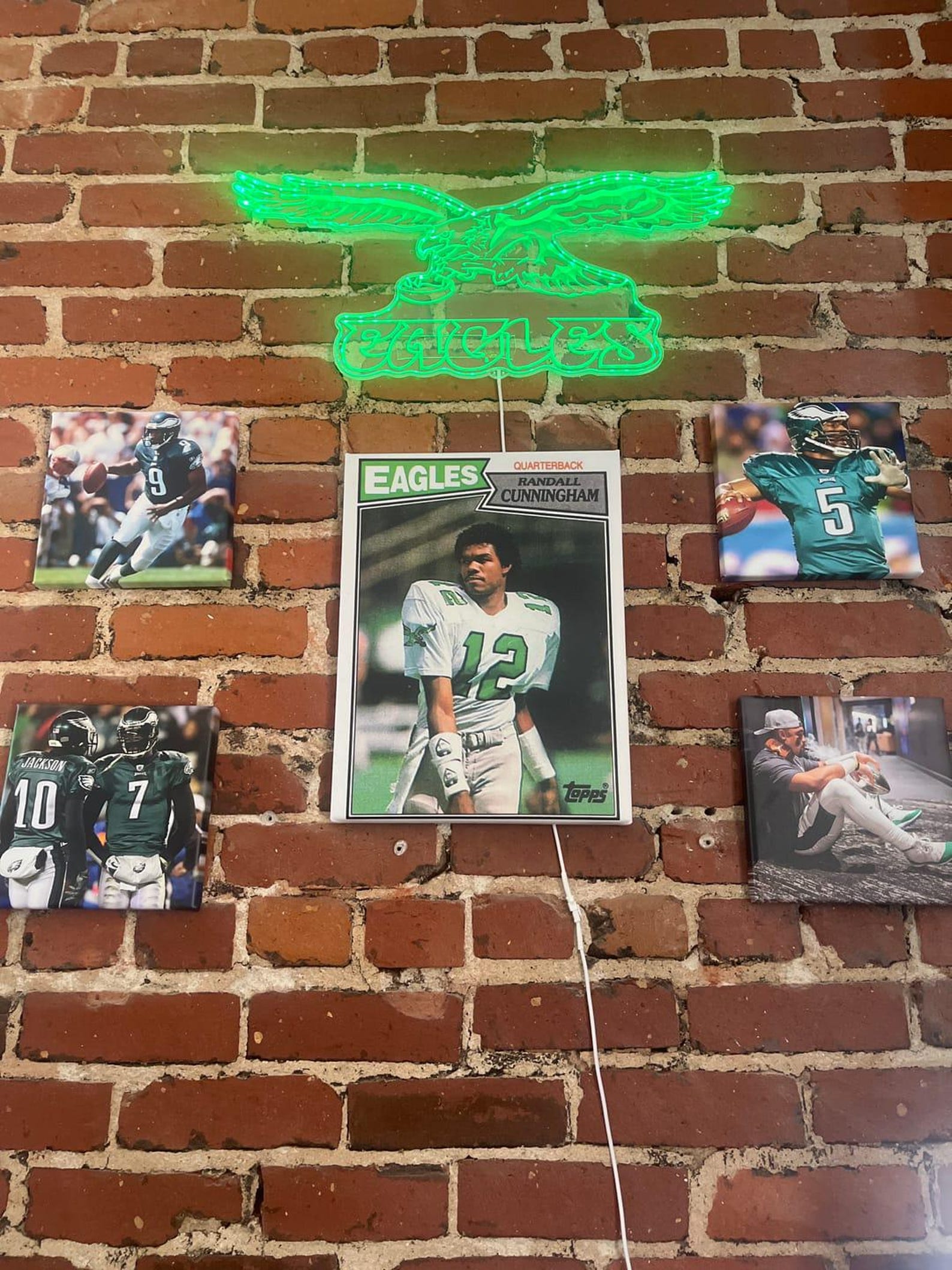 Philadelphia Eagles LED Light Sign, Custom Sport Bar Room LED Sign ...