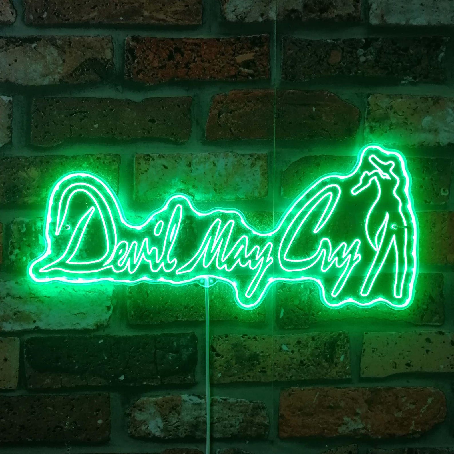 Devil May Cry LED Light Sign, Custom Arcade Room Gaming LED Sign ...
