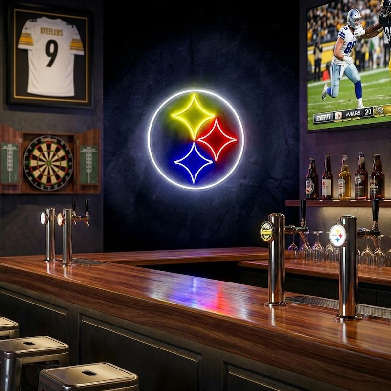 Steelers Wall Led - Etsy UK