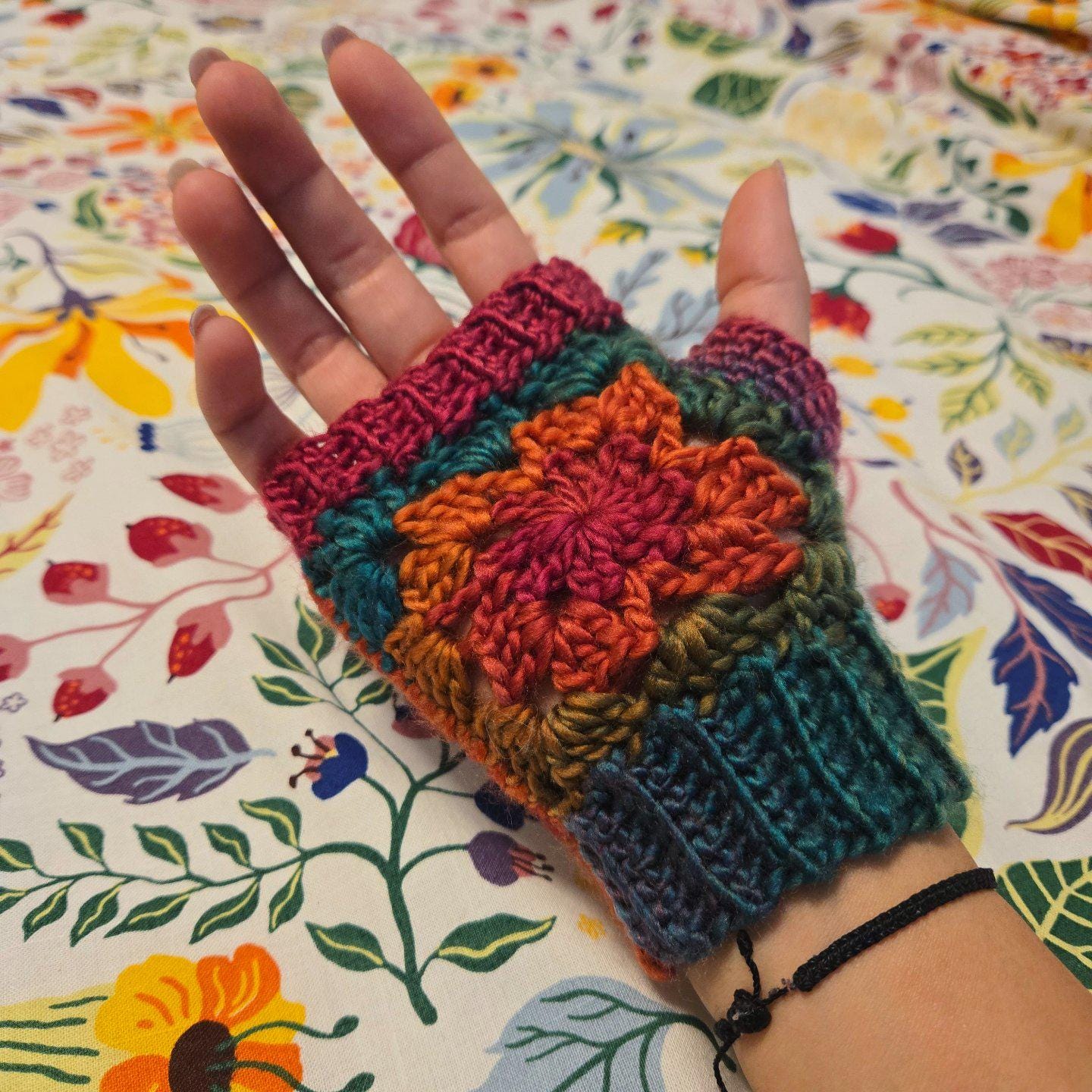 Colorfull Fingerless Gloves - Etsy