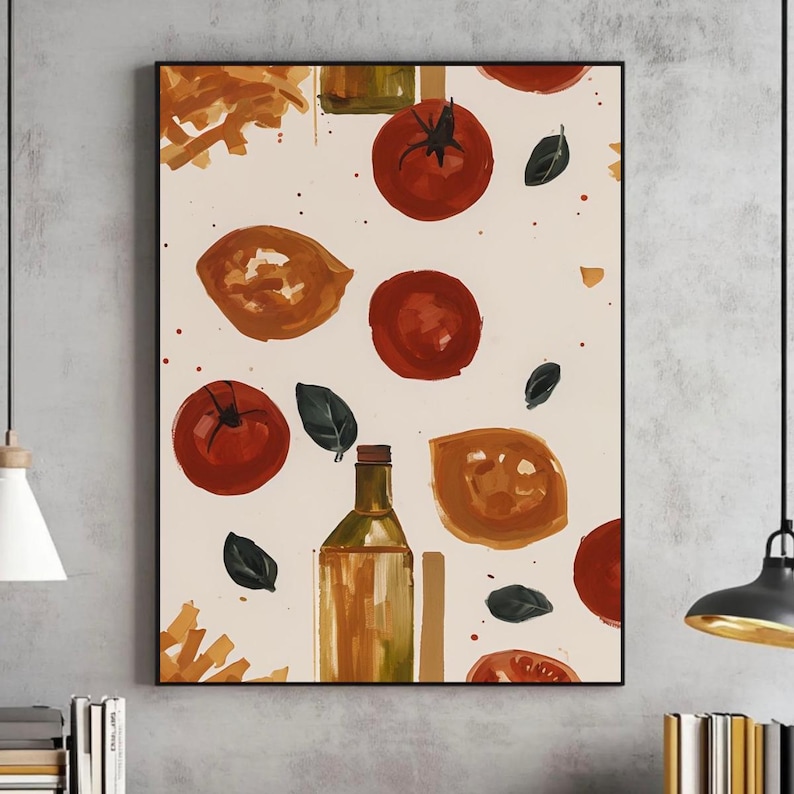 Pasta Night Collection, Food Prints, Digital Art, Digital Download (set ...