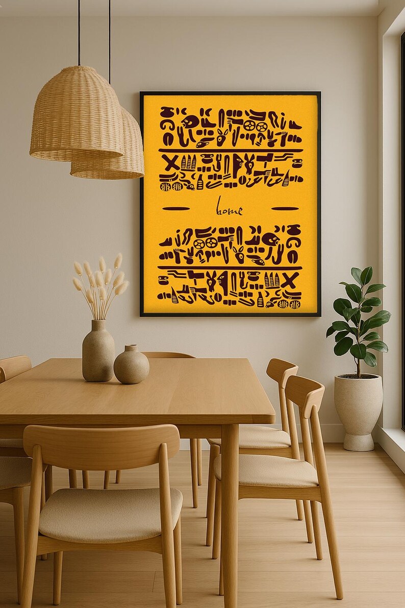 African Tribal Wall Art | Ethnic Printable Home Decor | Modern ...