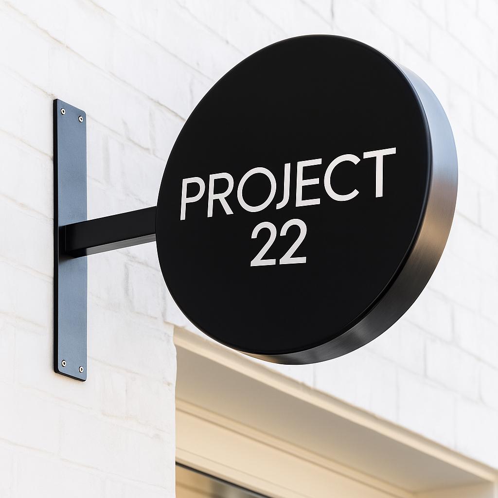 Round Light Box, Storefront Light Box Sign, LED Light Box, Outdoor Logo ...