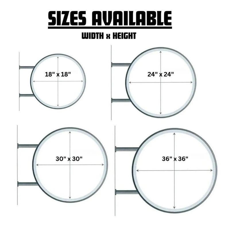 Custom Double Sided Light Box Sign, Premium Exterior Advertising Sign ...