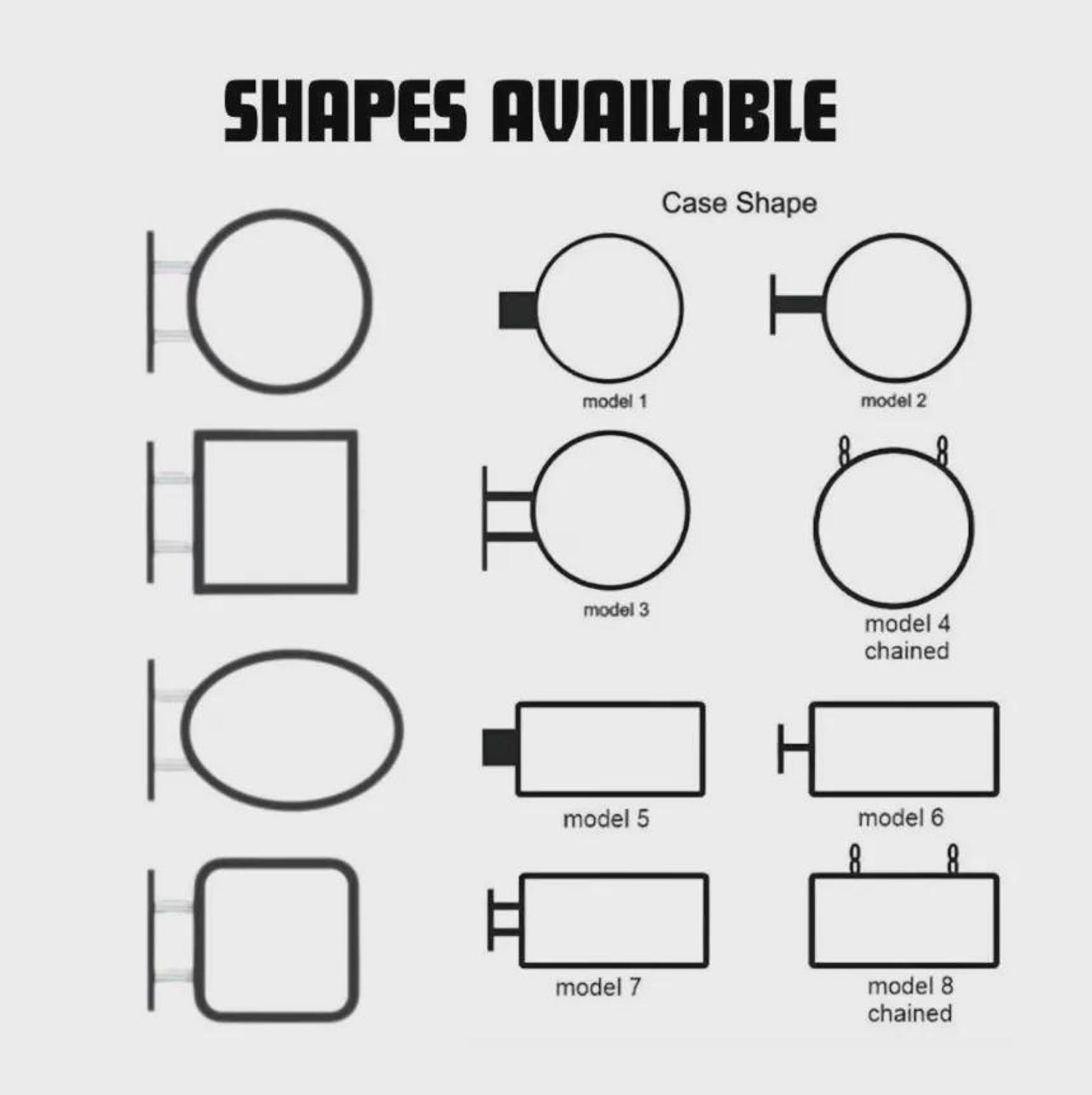 Round Light Box, Storefront Light Box Sign, LED Light Box, Outdoor Logo ...