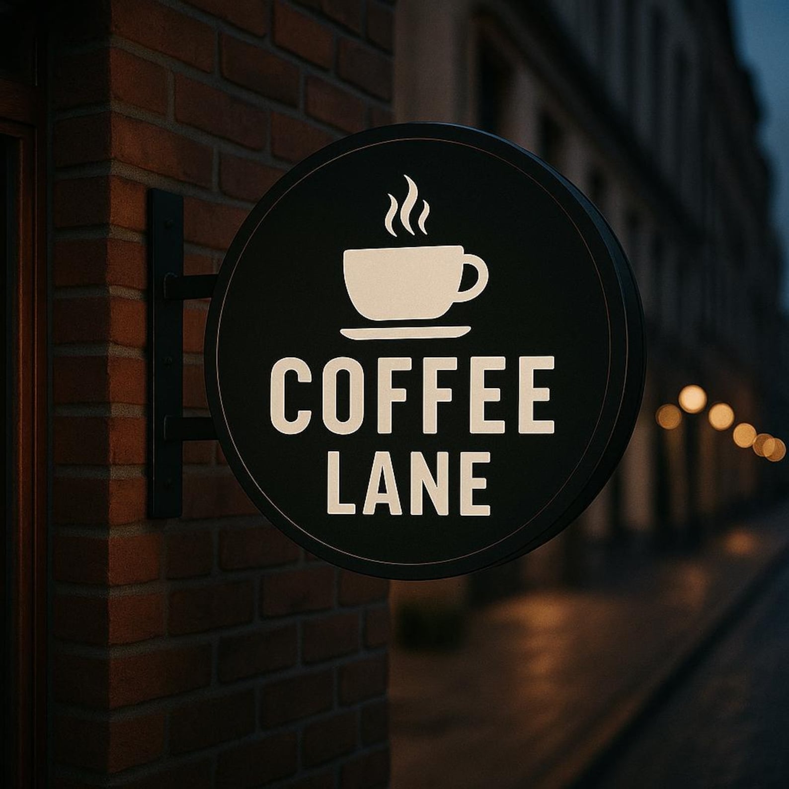 Round Light Box, Storefront Light Box Sign, LED Light Box, Outdoor Logo ...