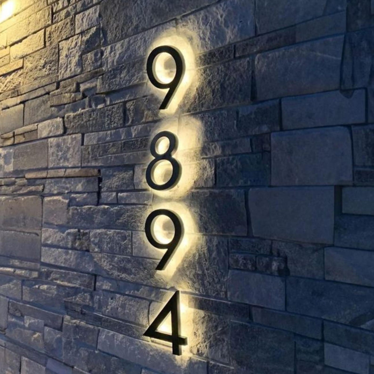 Led House Number|3d House Numbers Sign | Address Sign | Metal Sign ...
