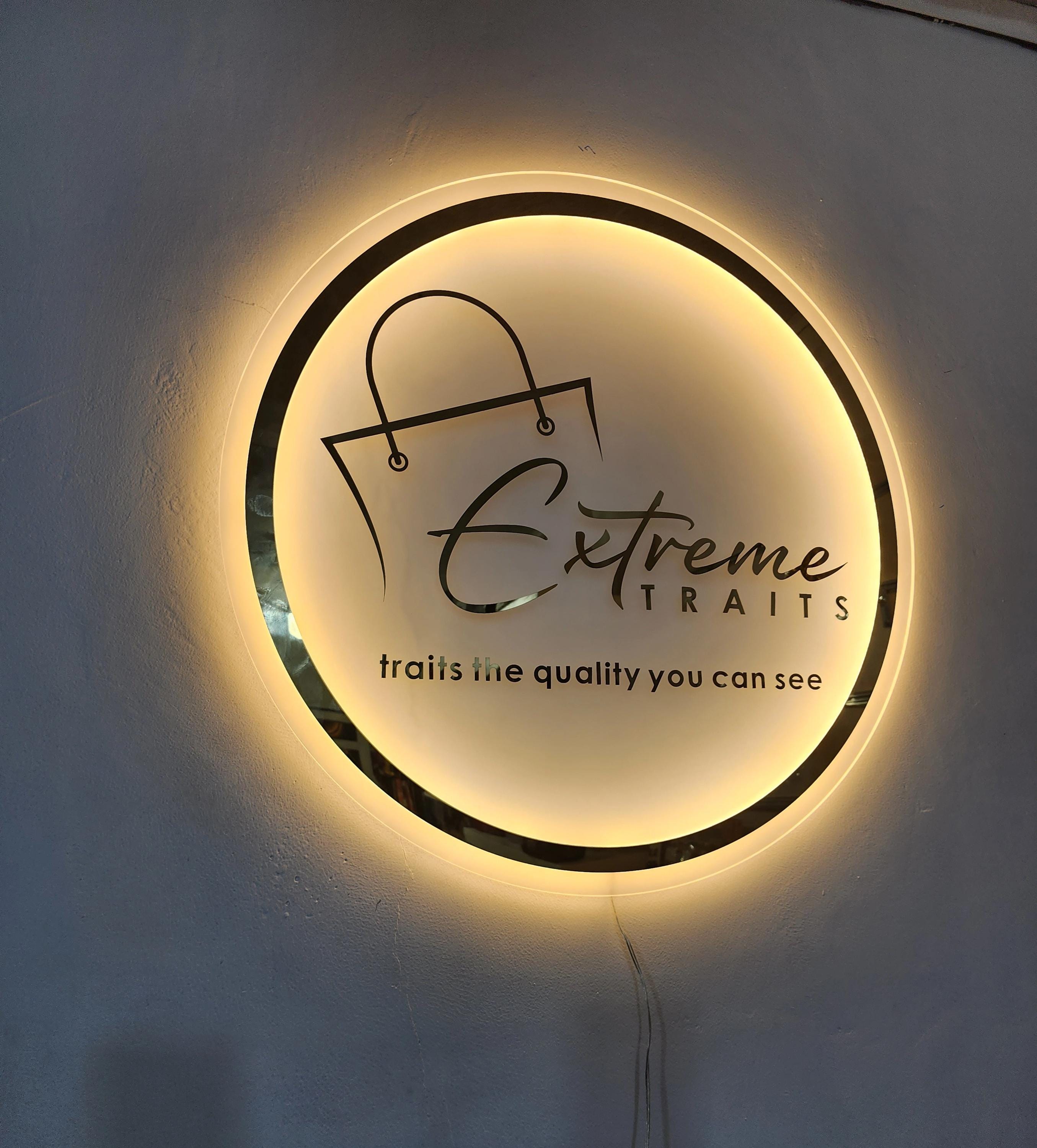 Custom Acrylic Backlit Sign, LED Wall Sign, Personalized Business Sign ...