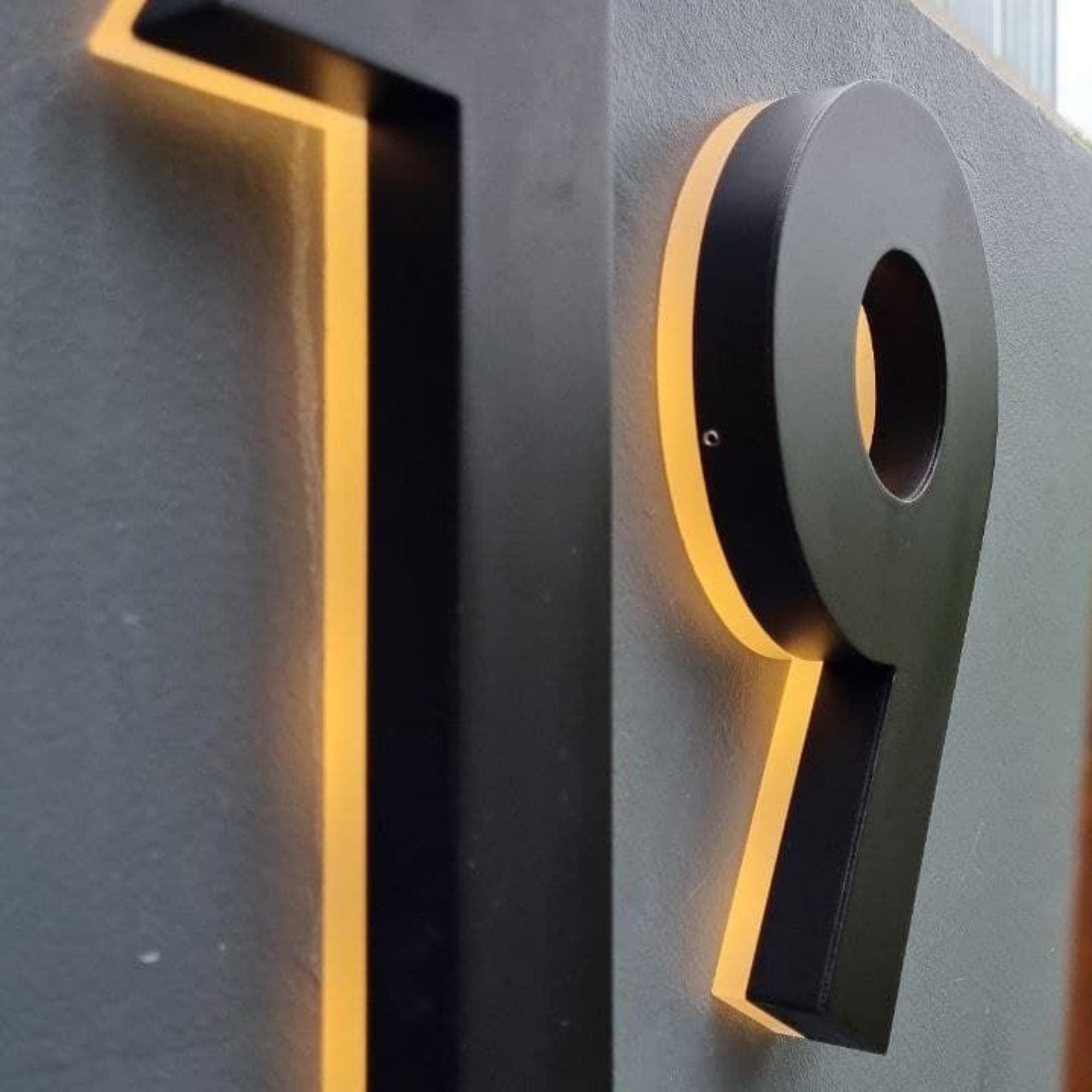 Led House Number|3d House Numbers Sign | Address Sign | Metal Sign ...