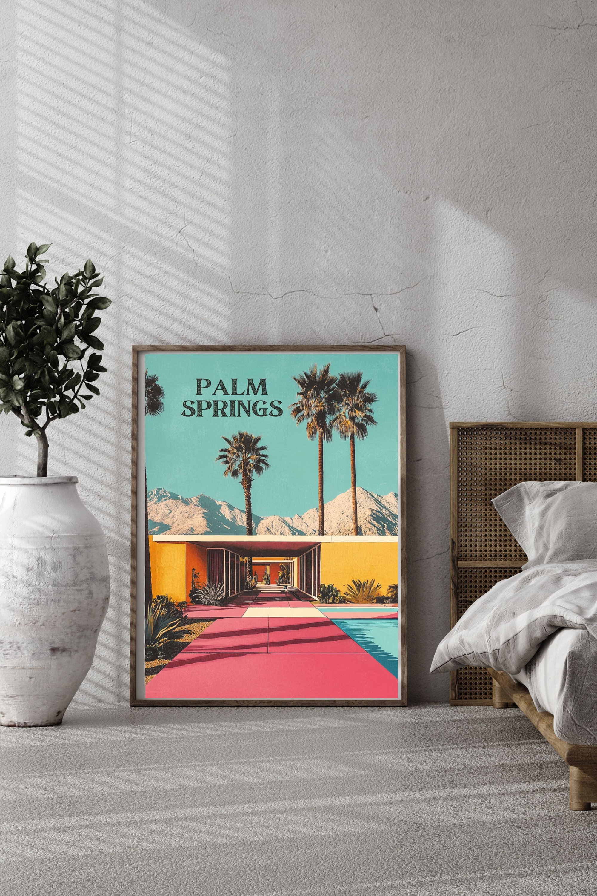Palm Springs Poster - Etsy