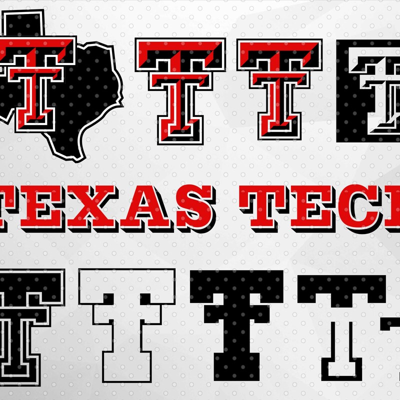 Texas Tech Embroidery - Etsy