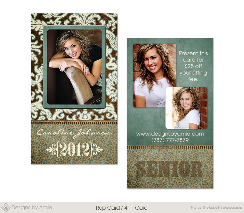 Uptown Photo Senior Graduation Template Set Announcement - Etsy