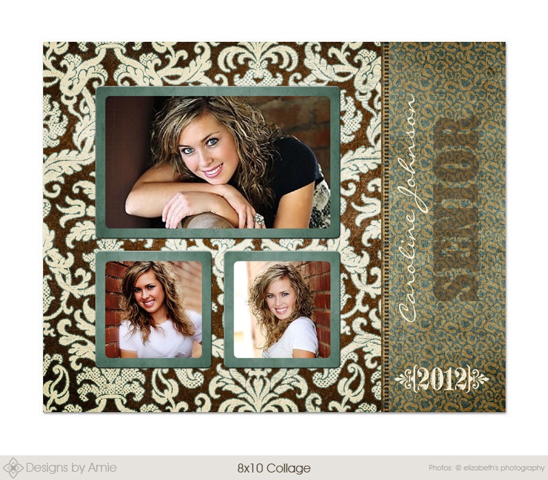 Uptown Photo Senior Graduation Template Set Announcement - Etsy