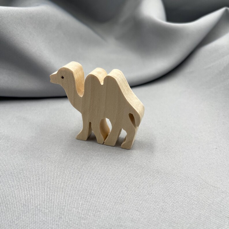 Unpainted Wooden Camel Cutout, Natural DIY Craft Animal Blank, Rustic ...