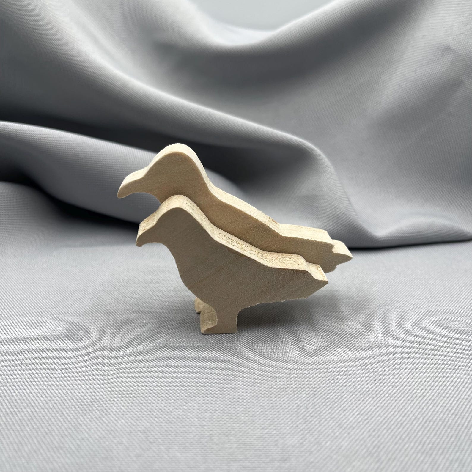 Mini Wooden Standing Seagull Cutout, Unfinished Bird Shape, Ocean Theme ...